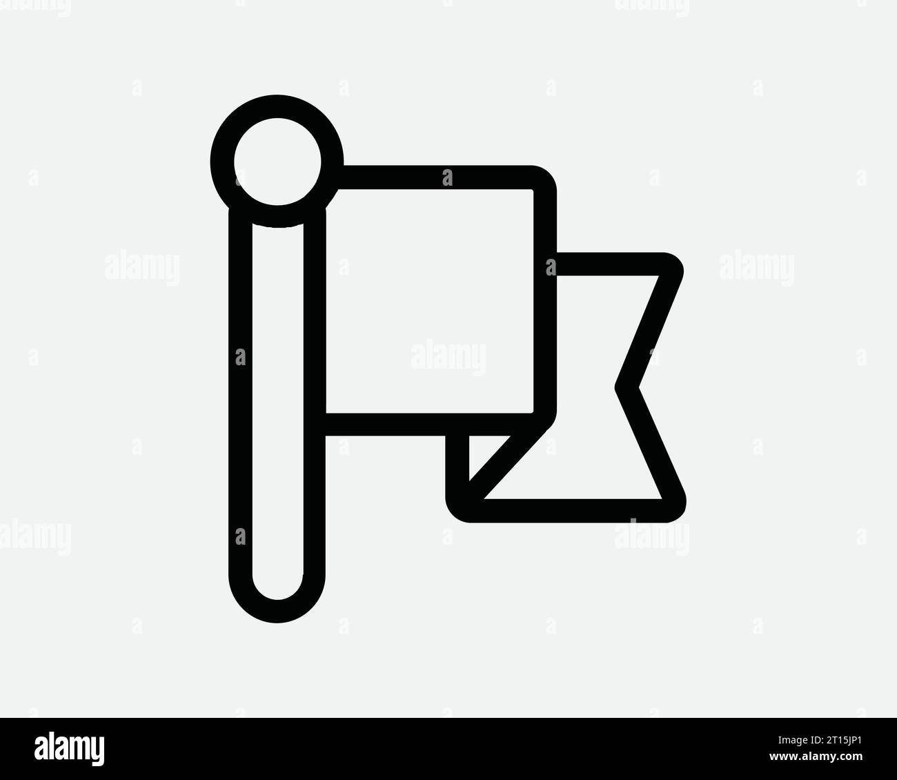 Flaggensymbol Karte Markierung Position Markierung Pole Geographie ...