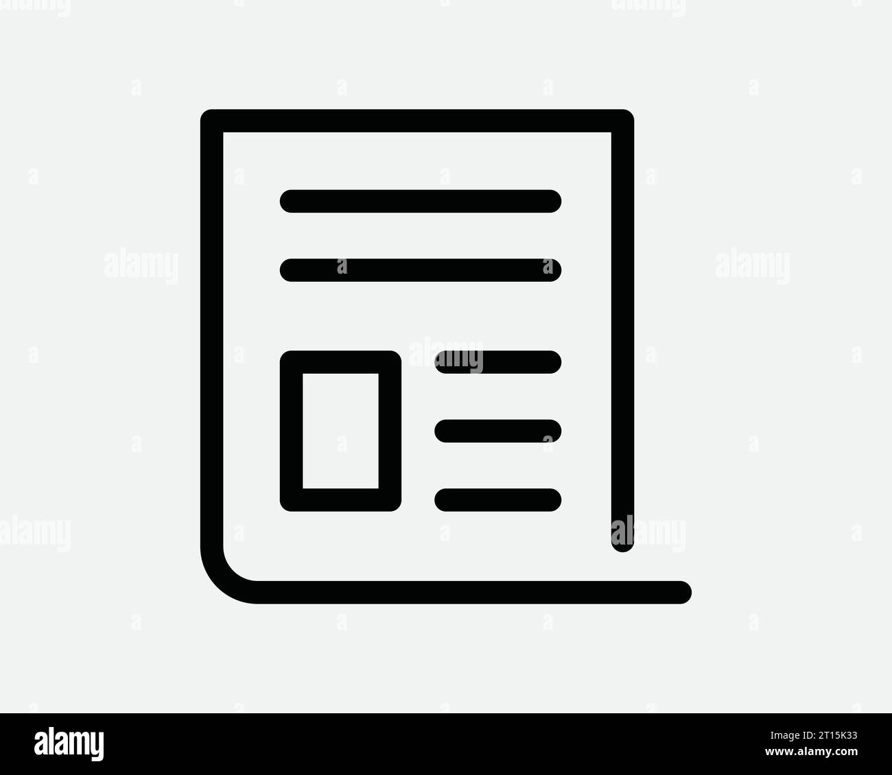 Umriss strich piktogramm Stock-Vektorgrafiken kaufen - Alamy