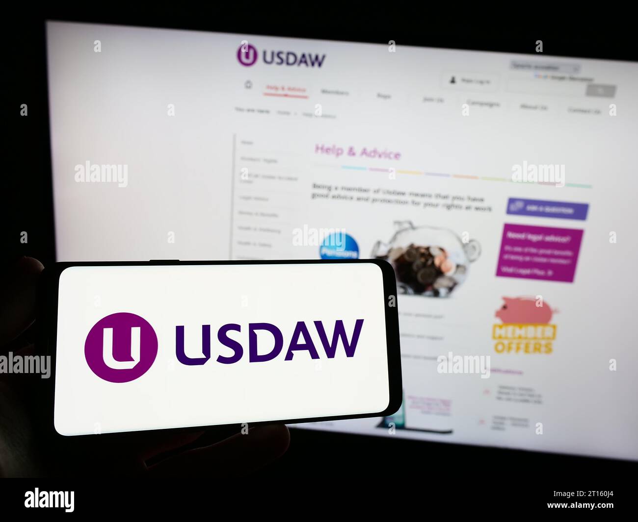 Usdaw logo -Fotos und -Bildmaterial in hoher Auflösung – Alamy