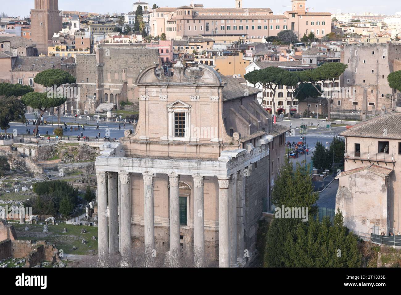 Kolosseum der Altstadt von Rom, konstantinsbogen, Forum Romanum ...