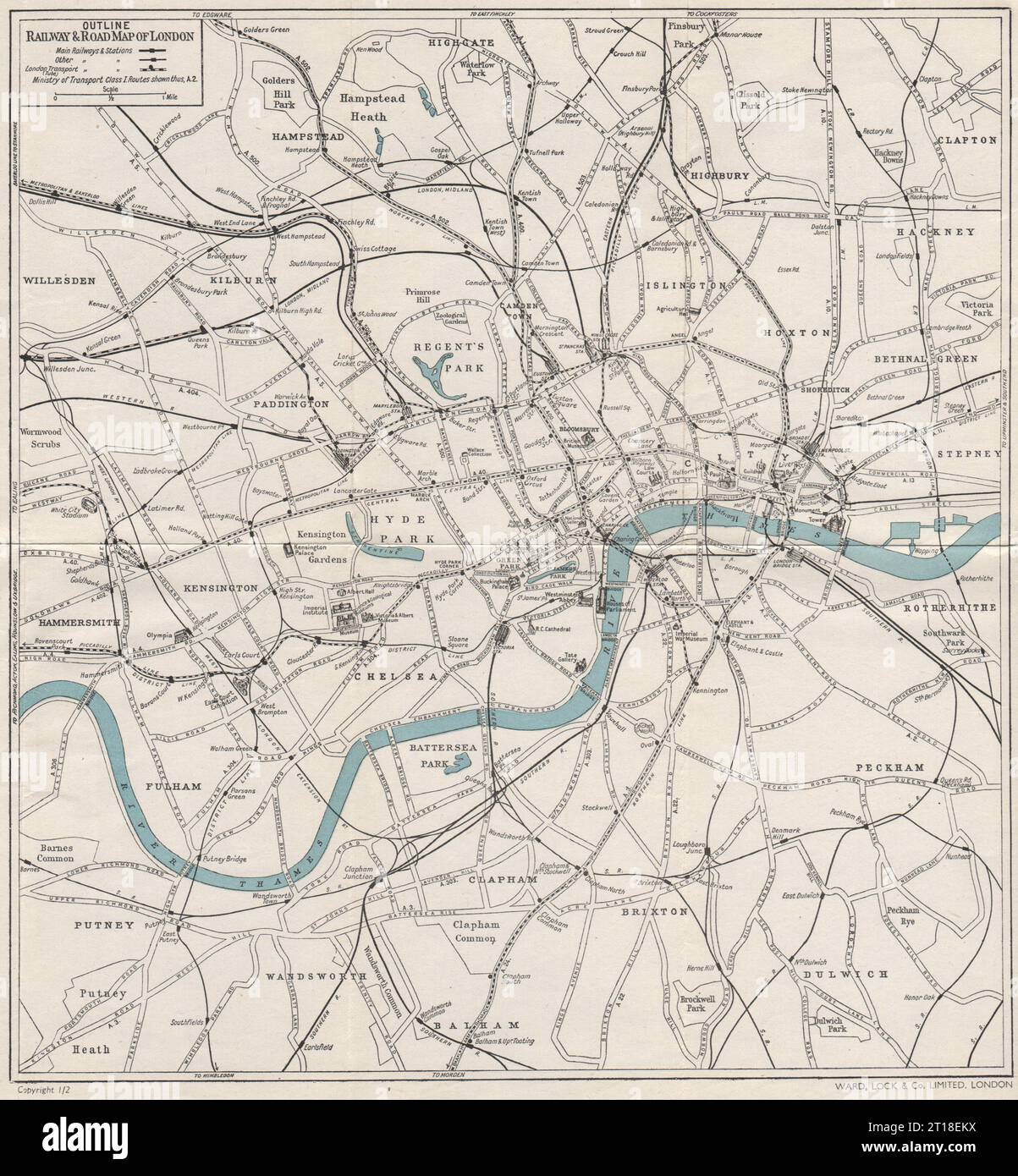 London vintage underground tube map -Fotos und -Bildmaterial in hoher ...