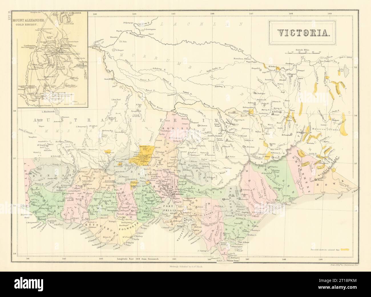 Gold rush map -Fotos und -Bildmaterial in hoher Auflösung – Alamy