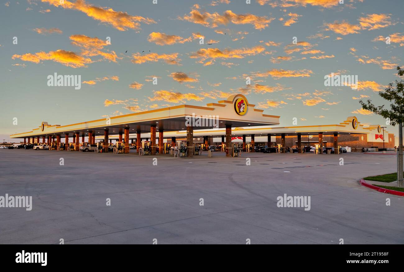 Temple, TX – 21. September 2023: Buc-EE's ist eine beliebte Ladenkette ...