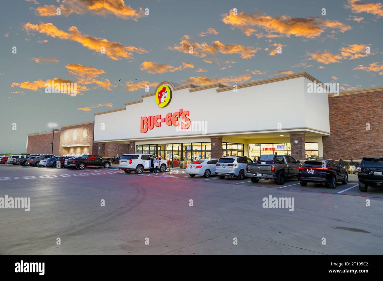 Temple, TX – 21. September 2023: Buc-EE's ist eine beliebte Ladenkette ...