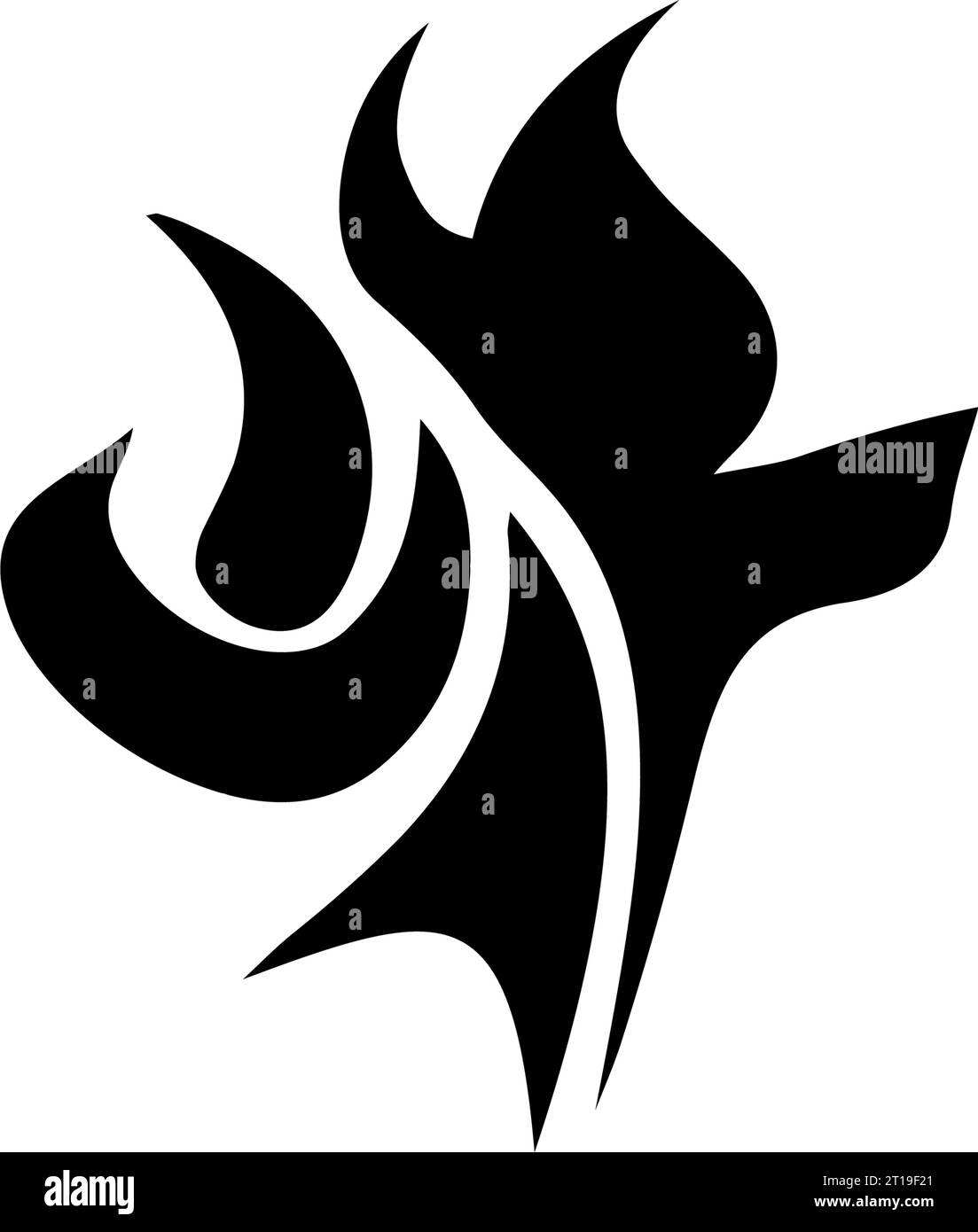 Eine Reihe von Piktogrammen zeigt Symbole zum Thema Feuer. Das Bild ...