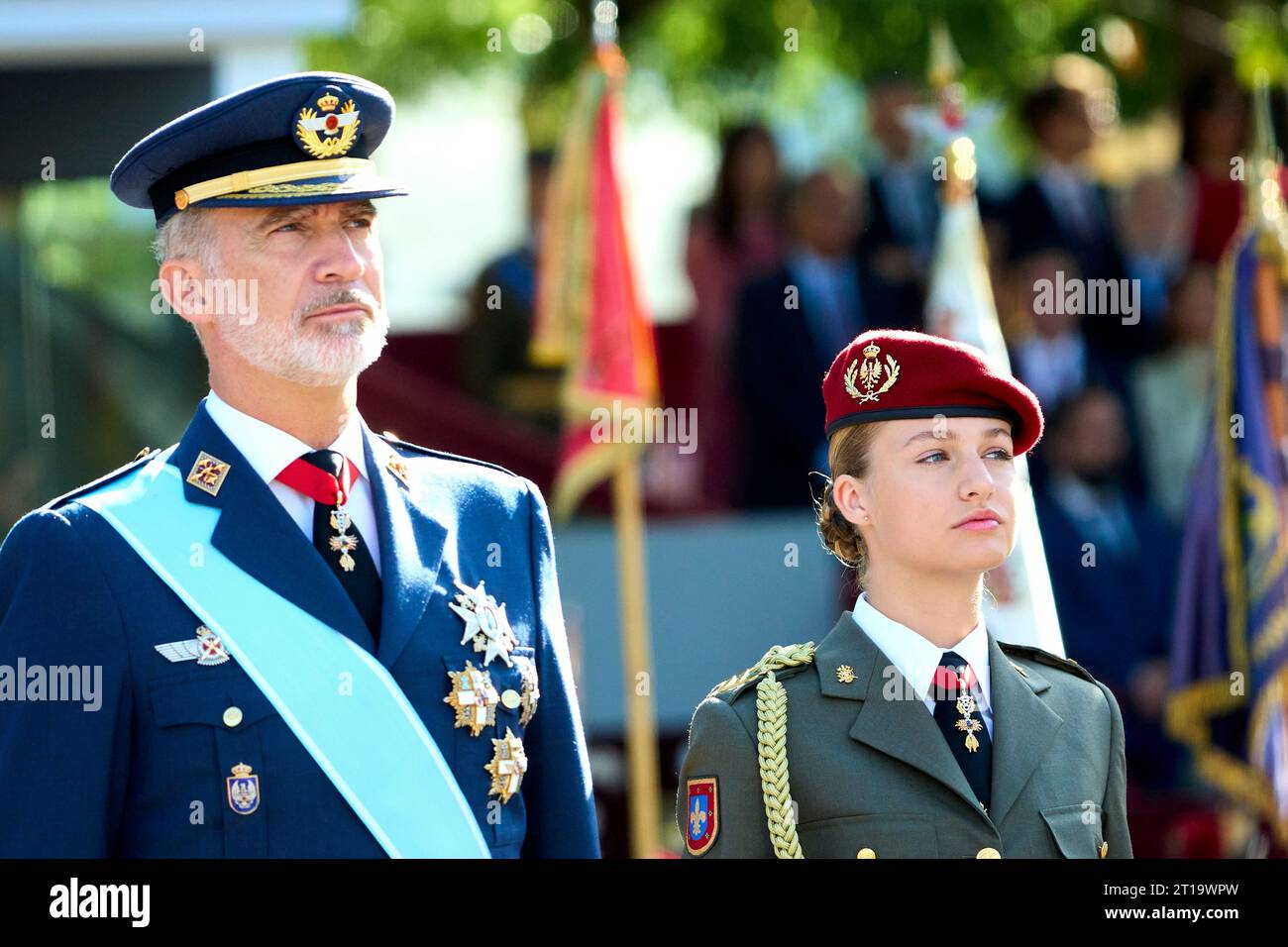 Madrid. Spanien. 20231012, König Felipe VI. Von Spanien, Kronprinzessin ...