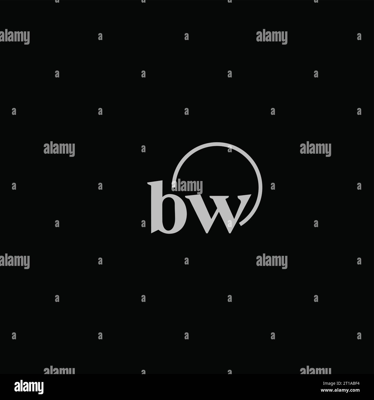 Bw initialen logo -Fotos und -Bildmaterial in hoher Auflösung – Alamy