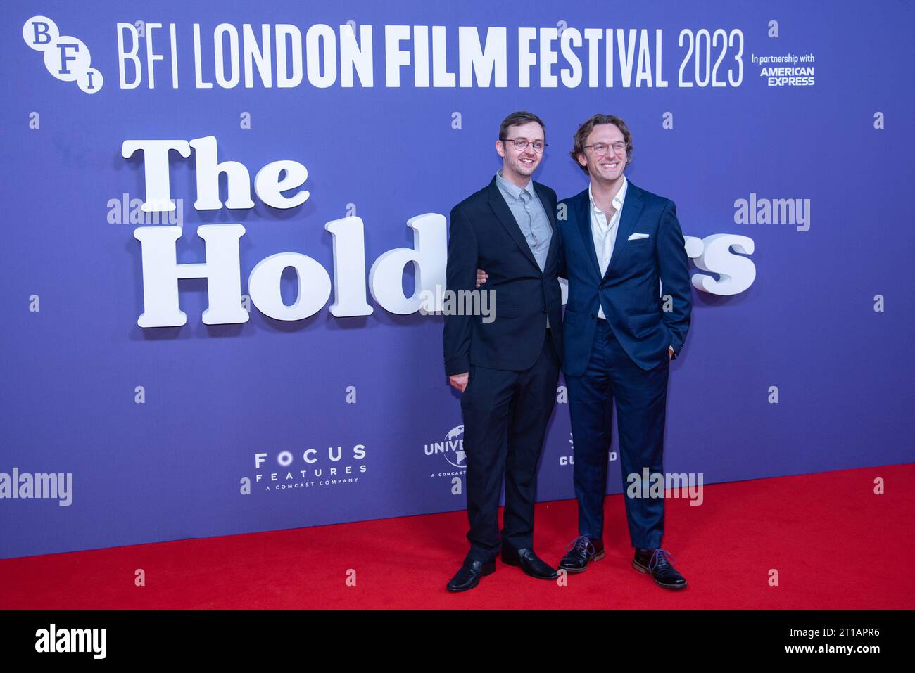 Ciaran O'Brien (L) und Jack Howard nehmen an der European Premiere und ...
