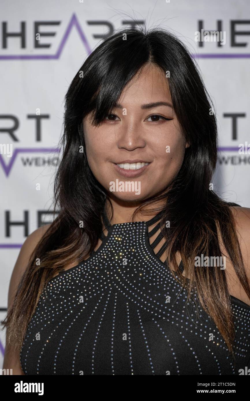 Los Angeles, USA. Oktober 2023. Wrestler Zeda Zhang nimmt am Donnerstag ...