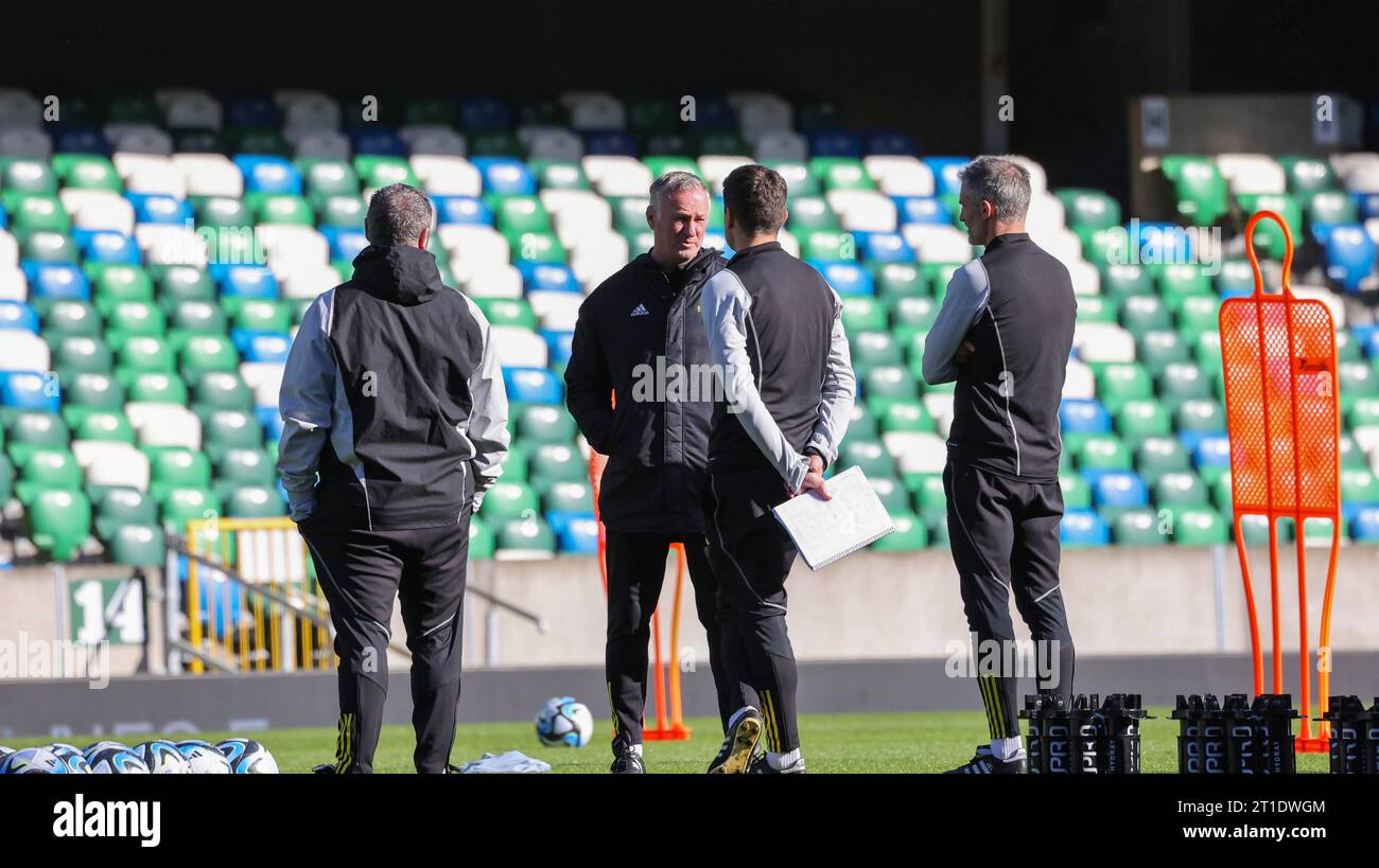 National Football Stadium im Windsor Park, Belfast, Nordirland ...
