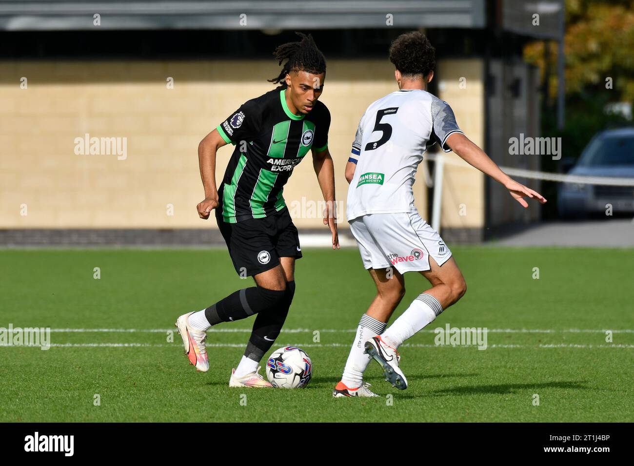 Swansea, Wales. 7. Oktober 2023. Louis Flower aus Brighton & Hove ...