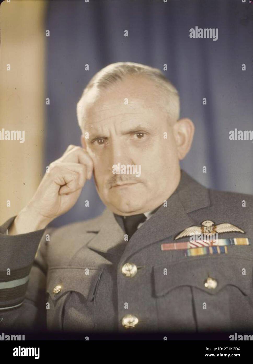 Der britischen Luftwaffe der Besatzung, Deutschland, Januar 1945 Kopf ...