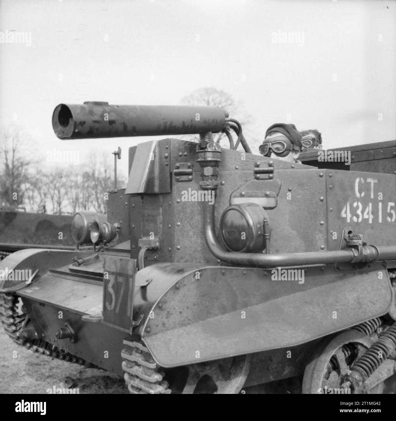 Die britische Armee im Vereinigten Königreich 1939-45 Close-up einen ...