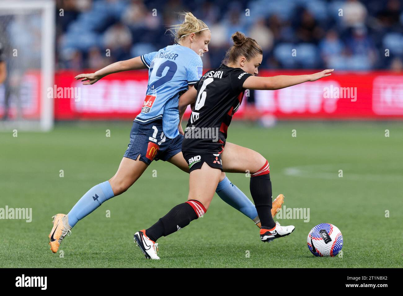 Sydney, Australien. Oktober 2023. Zara Kruger vom Sydney FC tritt am 14 ...