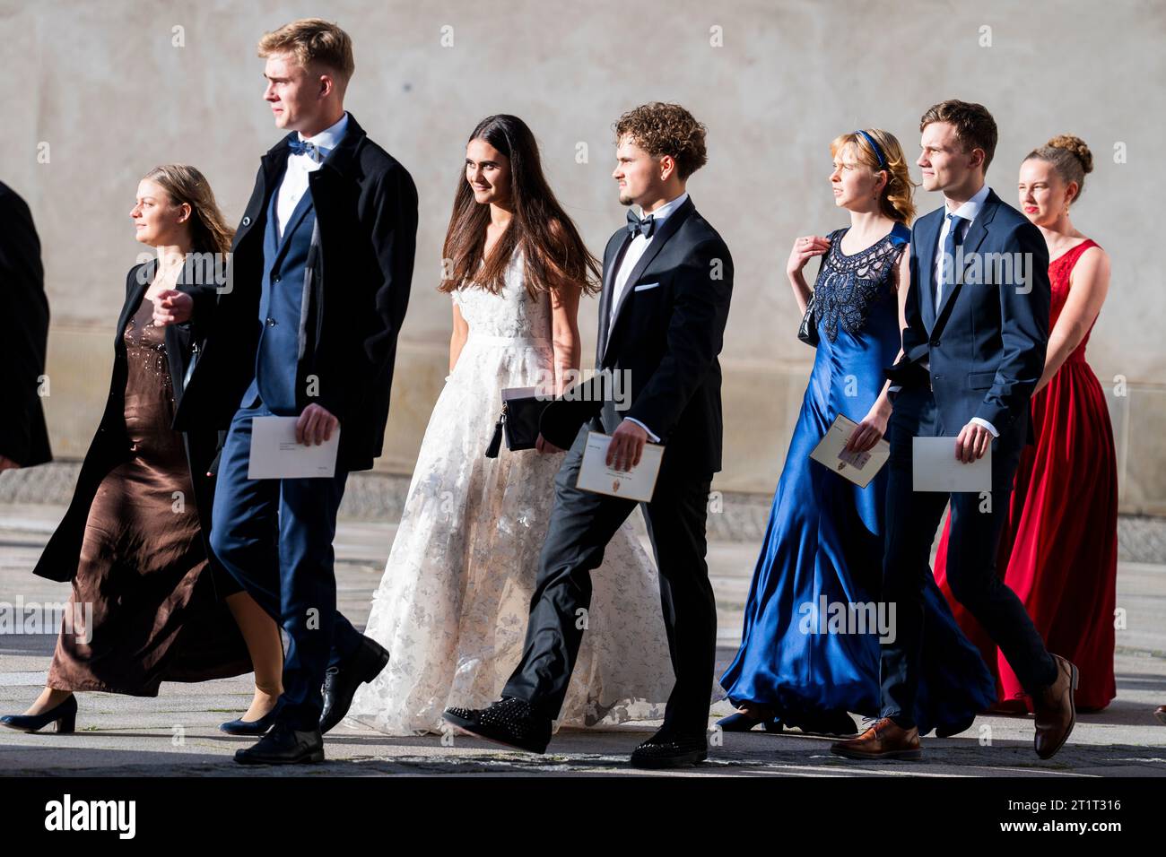 Guests arrive for Prince Christian's 18th birthday, which is celebrated ...