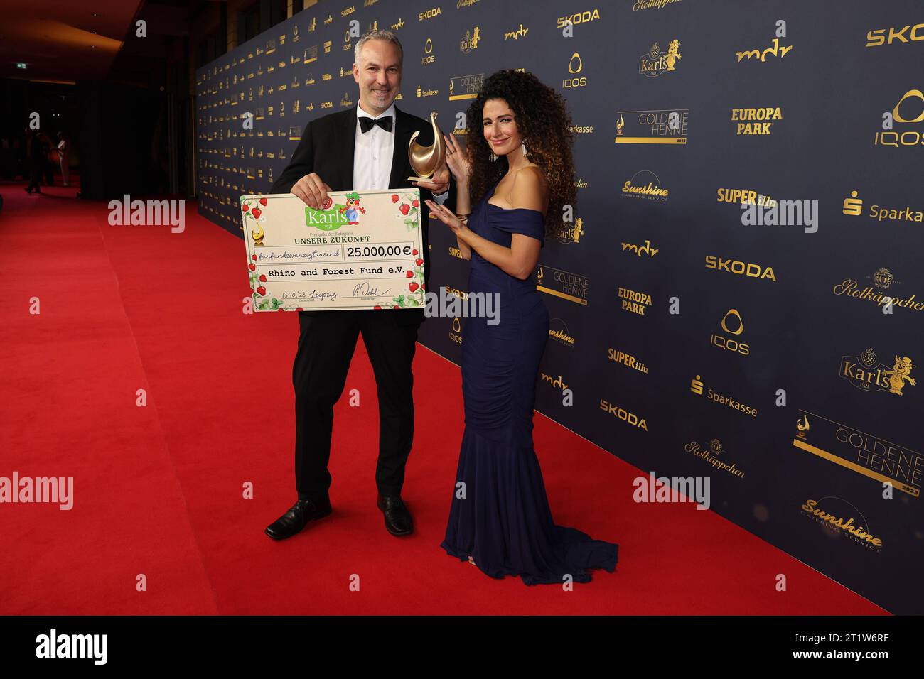Marwa Eldessouky und Robert Risch Verleihung Goldene Henne 2023 Marwa ...