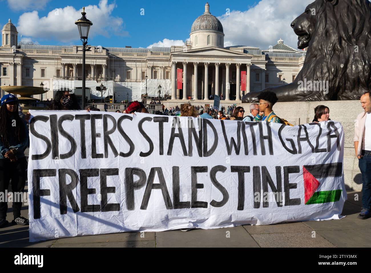 Protest für Palästina nach Eskalation der Militäraktion im Gazastreifen ...