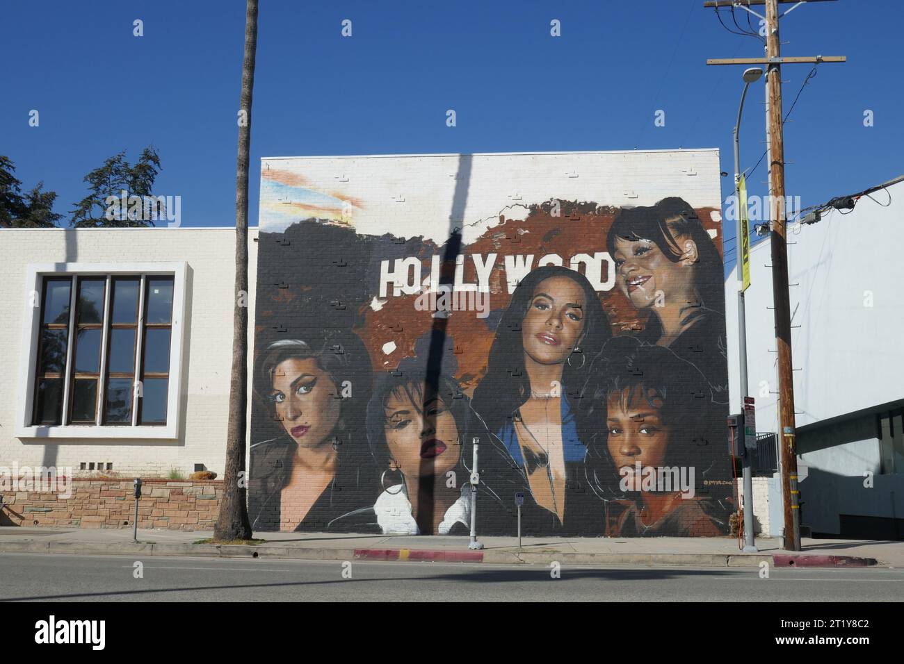 Los Angeles, Kalifornien, USA 14. Oktober 2023 Street Art Mural von Amy ...
