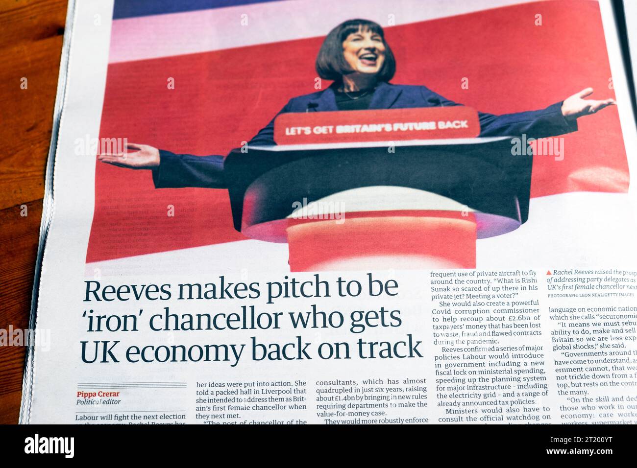 Rachel „Reeves macht Pitch to be „eiserne“ Kanzlerin, die die britische ...