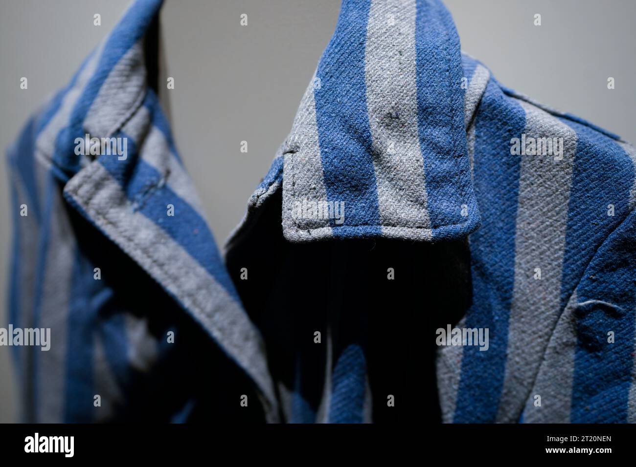 The uniform belonged to a prisoner of the Nazi extermination camps is ...