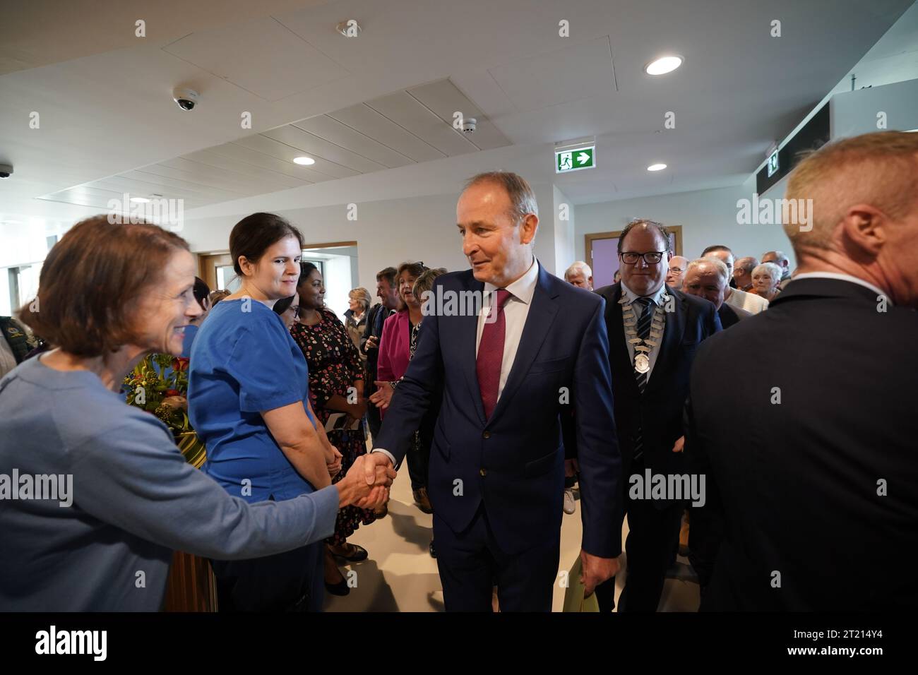 Tanaiste Micheal Martin bei der offiziellen Eröffnung der Joe and Helen ...
