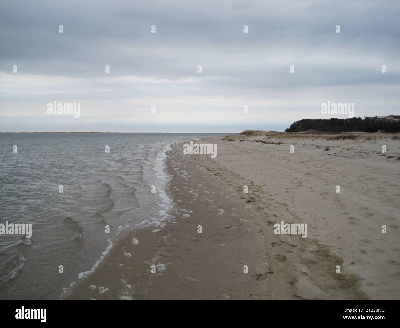 Strand im Monomoy National Wildlife Refuge, Cape Cod, MA. Themen ...