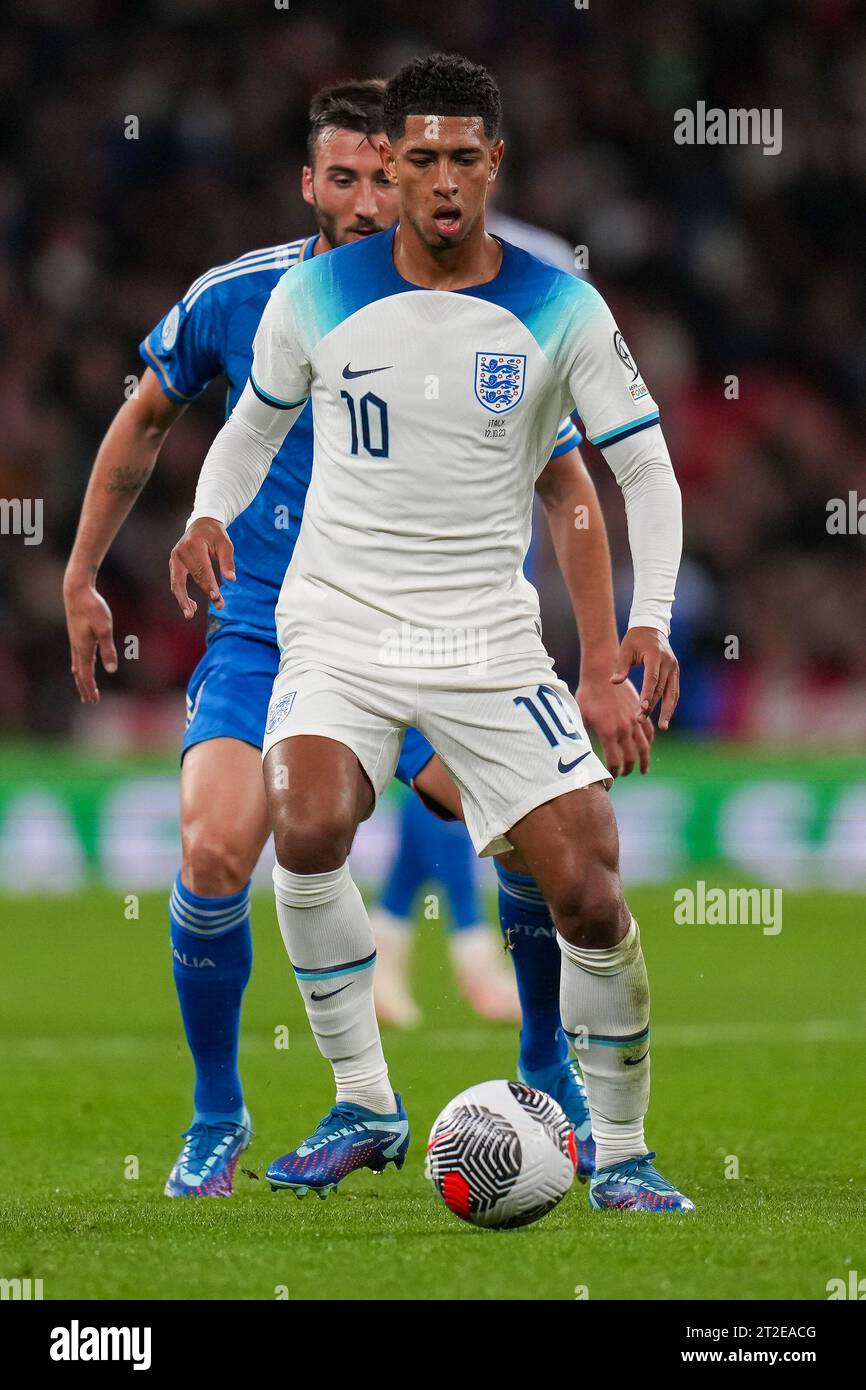 London, Großbritannien. Oktober 2023. Jude Bellingham (Real Madrid) aus ...