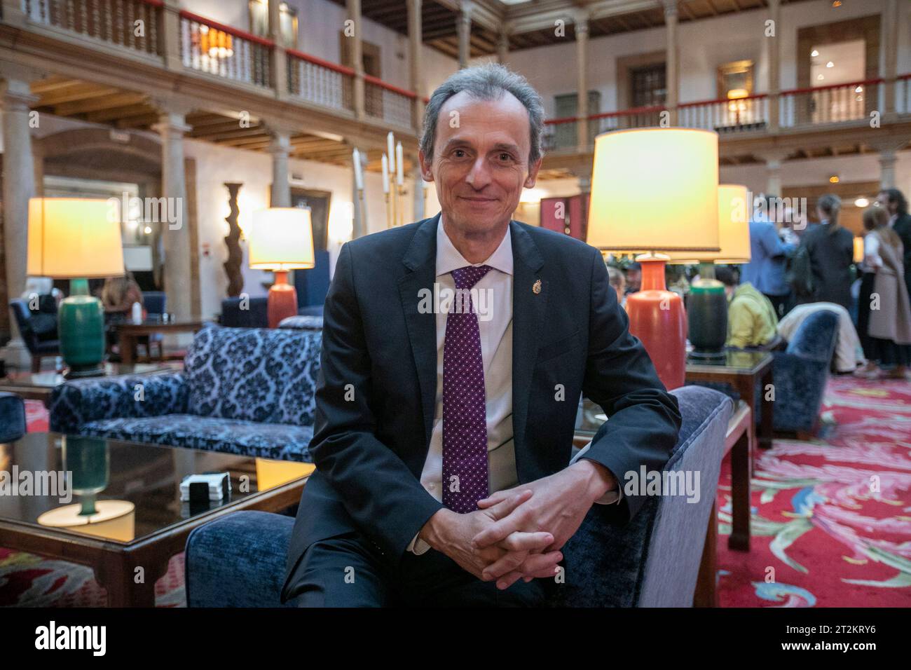 The former Minister of Science and Innovation and astronaut, Pedro ...