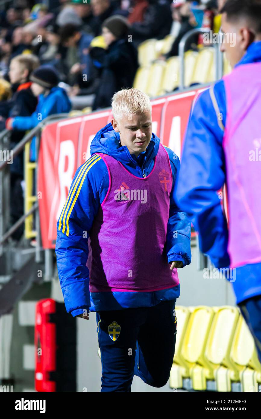 Falkenberg, Schweden. Oktober 2023. Otto Rosengren aus Schweden ...