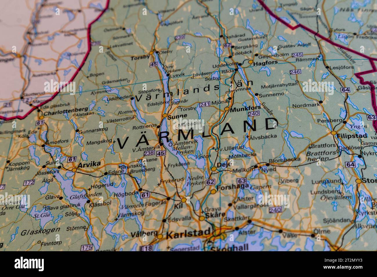 Sverige karte -Fotos und -Bildmaterial in hoher Auflösung – Alamy