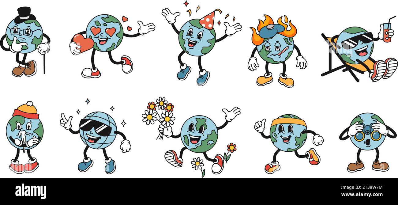 Planet erde comic -Fotos und -Bildmaterial in hoher Auflösung – Alamy