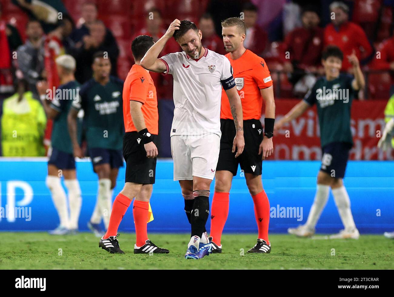 Sevillas Ivan Rakitic nach dem Spiel der Gruppe B der UEFA Champions ...