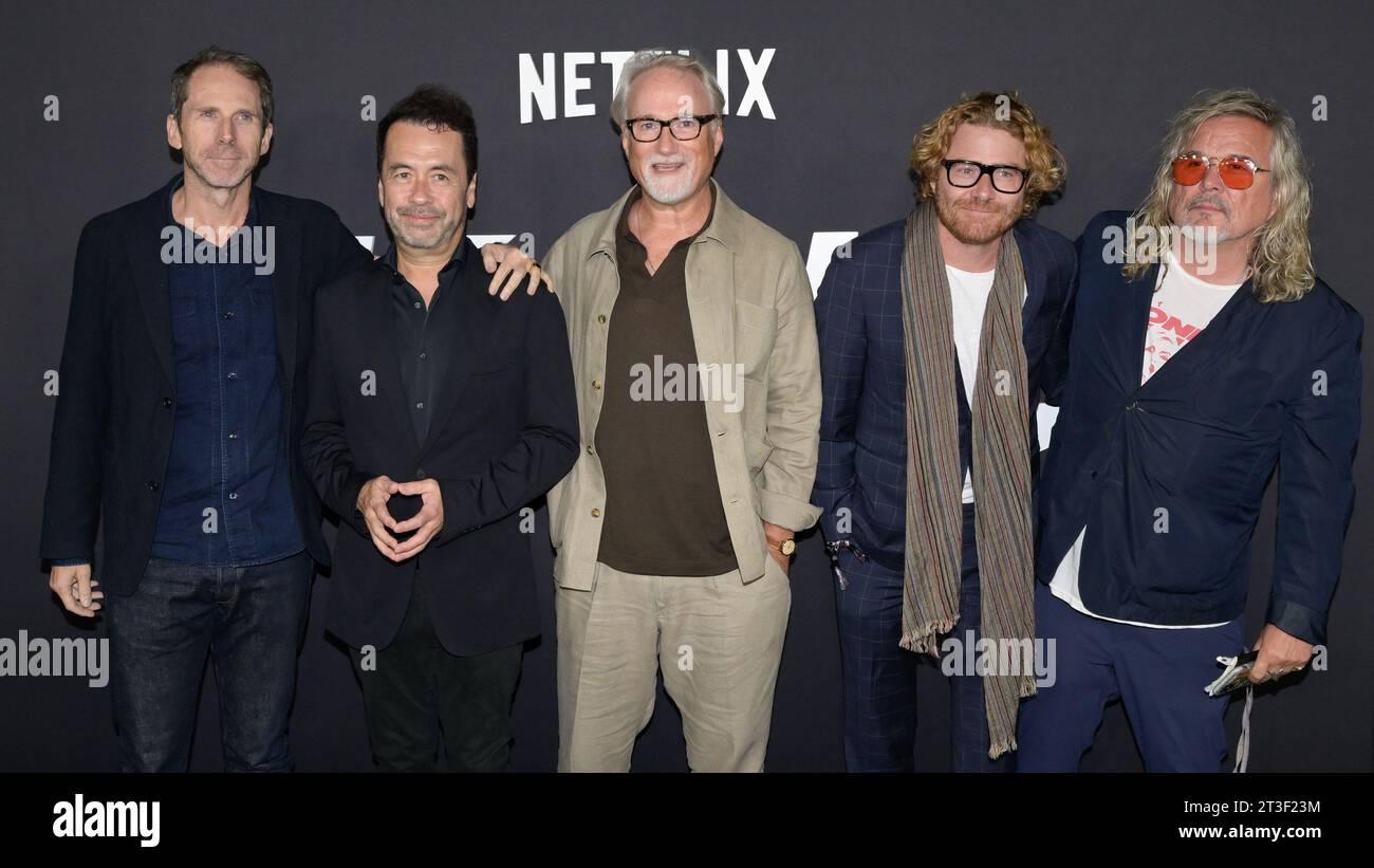 24. Oktober 2023: Hollywood, Kalifornien: Kirk Baxter, Ren Klyce, David ...