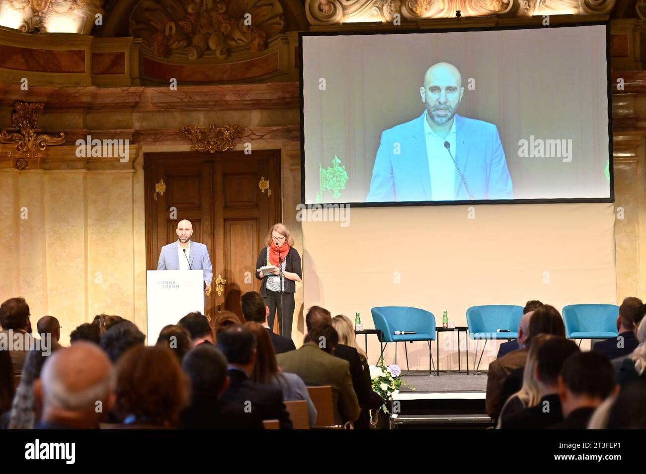 Wien, Österreich. Oktober 2023. Wiener Forum zur Bekämpfung von Segregation und Extremismus im ...