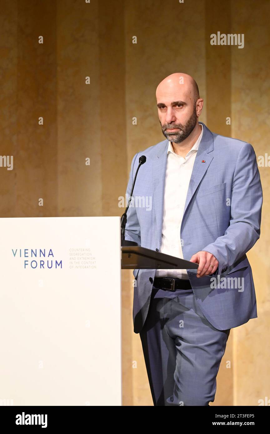 Wien, Österreich. Oktober 2023. Wiener Forum zur Bekämpfung von Segregation und Extremismus im ...