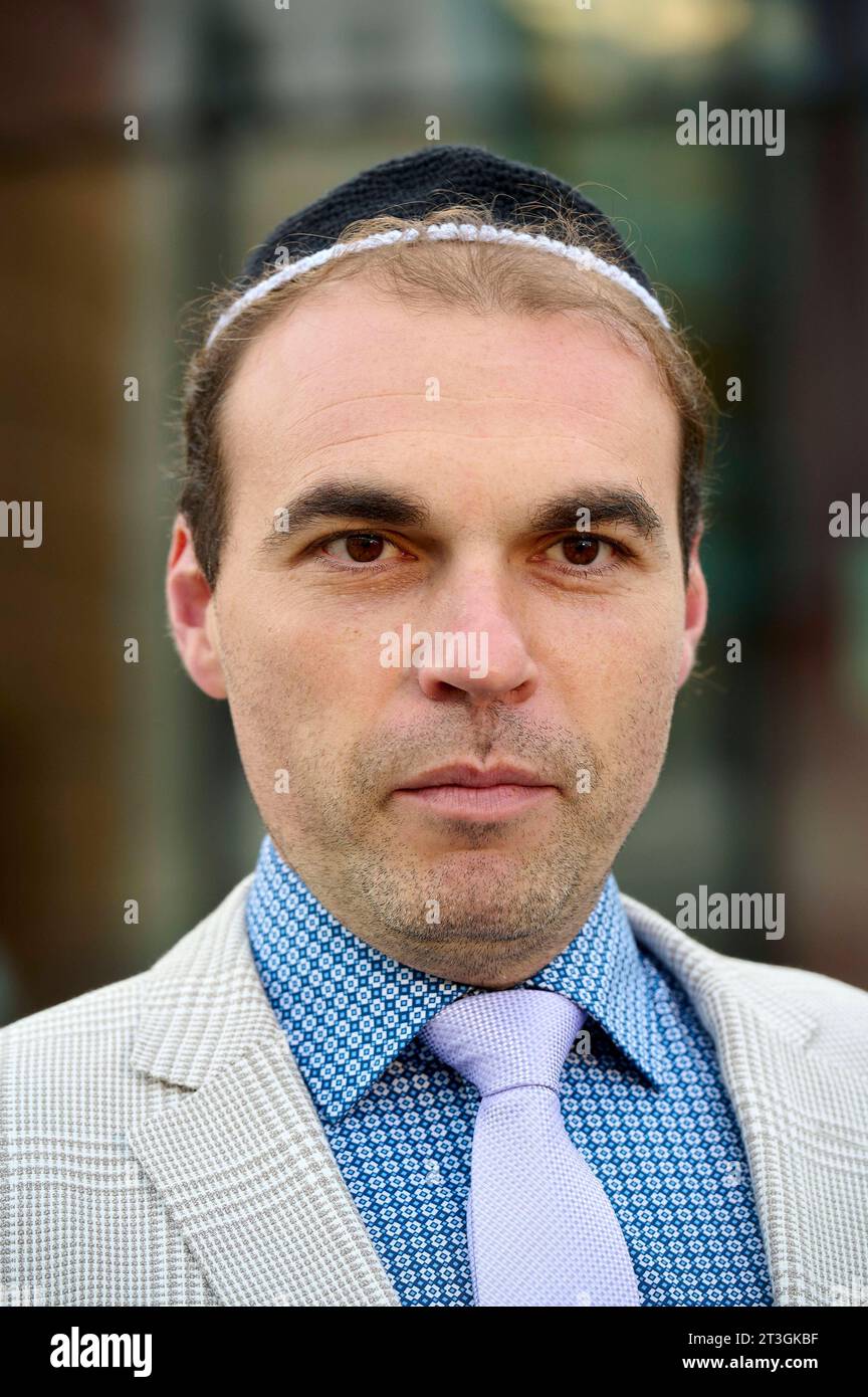 Eröffnung der Weill-Synagoge in Dessau Europa, Deutschland, Dessau, 22. ...