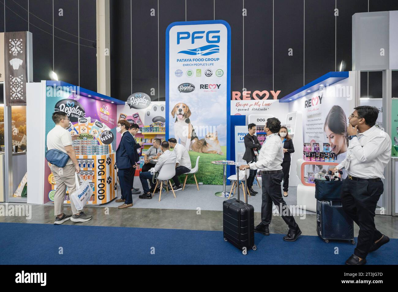 Bangkok, Thailand. Oktober 2023. Auf der PET Fair South East Asia 2023 im Bangkok International ...