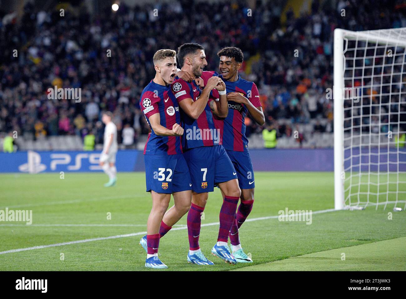 Barcelona, Esp. Oktober 2023. FC BARCELONA gegen SHAKTHAR DONETSK 25 ...