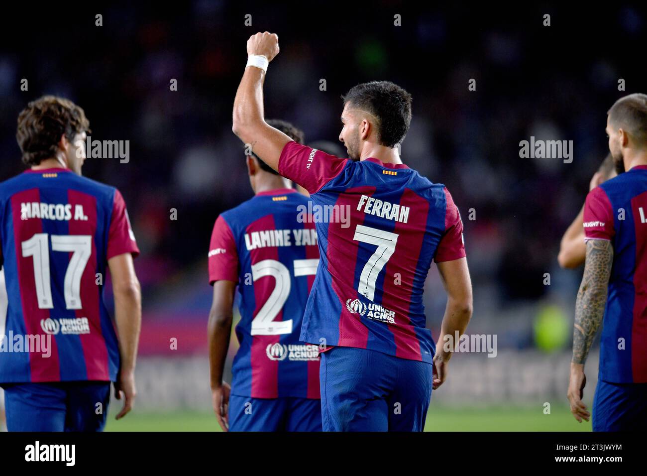 Barcelona, Esp. Oktober 2023. FC BARCELONA gegen SHAKTHAR DONETSK 25 ...