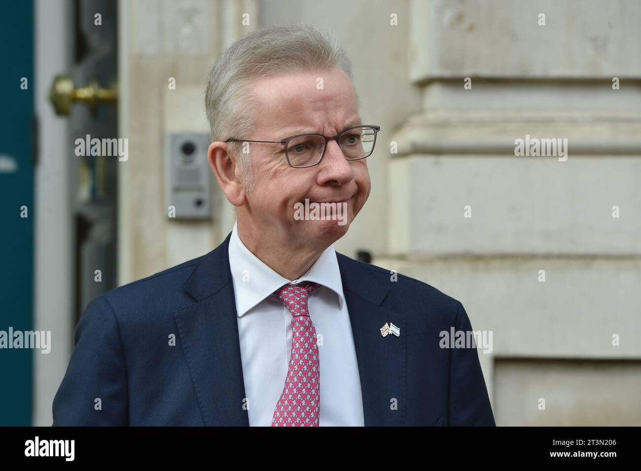 London, England, Großbritannien. Oktober 2023. MICHAEL GOVE, der ...
