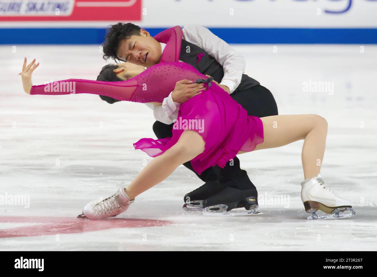 Allen, Texas, USA. Oktober 2023. Hannah LIM und YE QUAN (KOR) führen ...