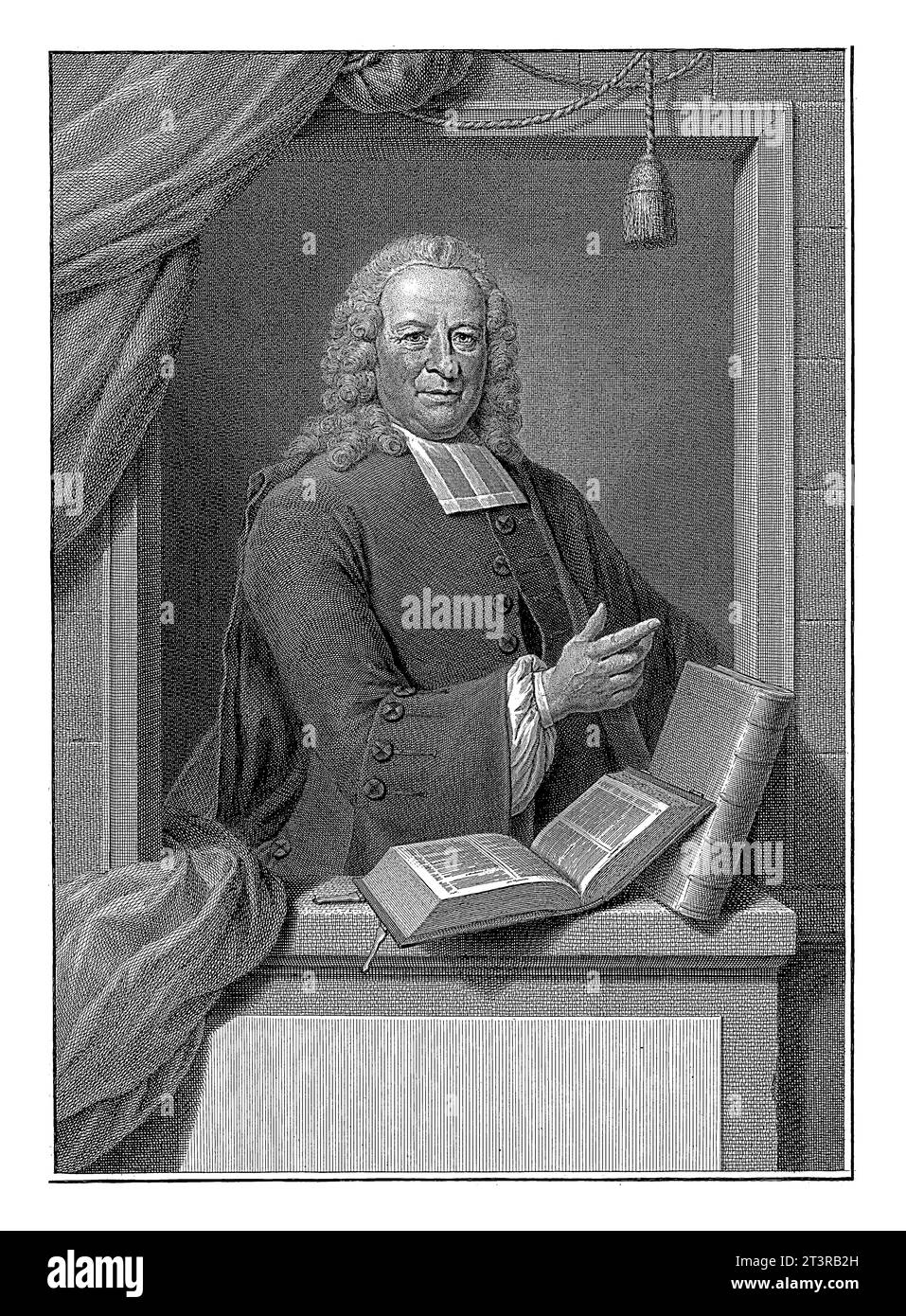 Porträt von Johannes Plantinus, Pieter Tanje, nach Jan Maurits ...