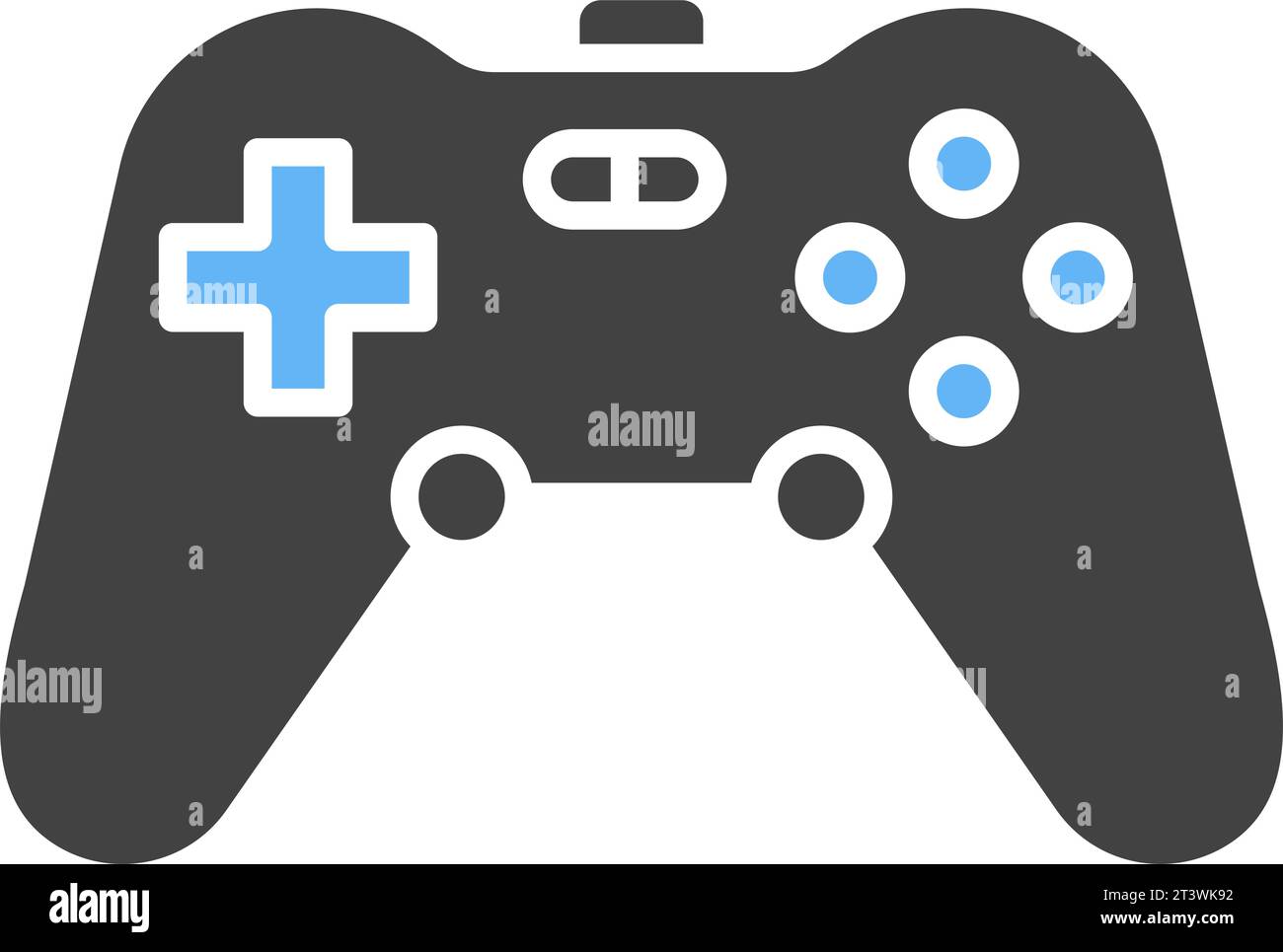 Vektorbild des Gamecontroller-Symbols Stock-Vektorgrafik - Alamy