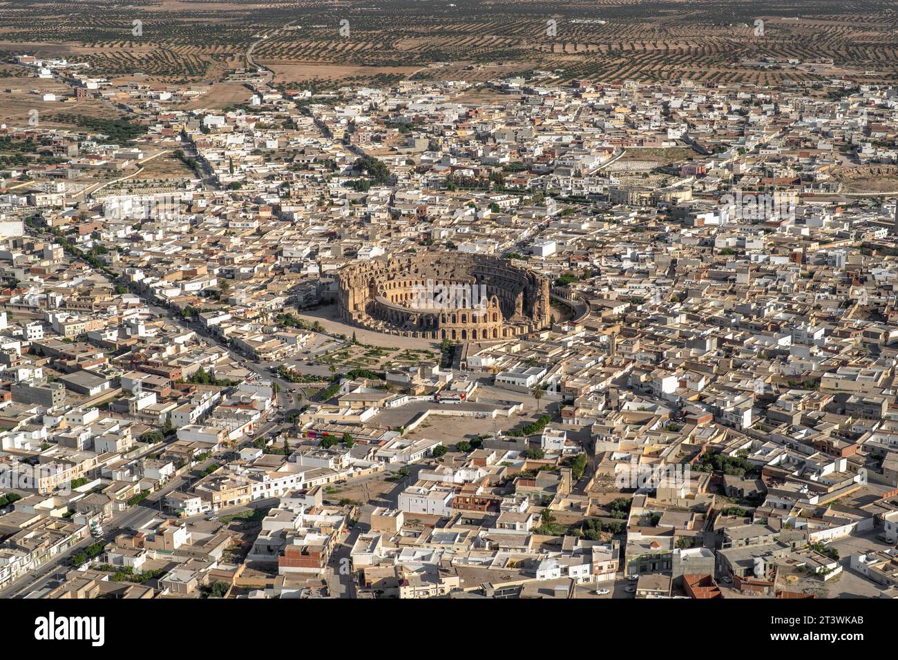 El Jem Coliseum. Das größte römische Amphitheater Afrikas. Unesco ...