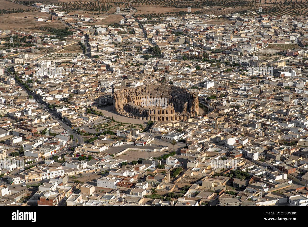 El Jem Coliseum. Das größte römische Amphitheater Afrikas. Unesco ...
