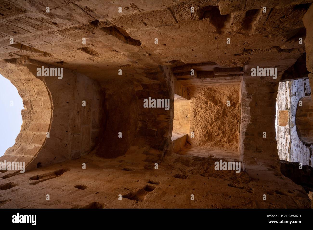 El Jem Coliseum. Das größte römische Amphitheater Afrikas. Unesco ...