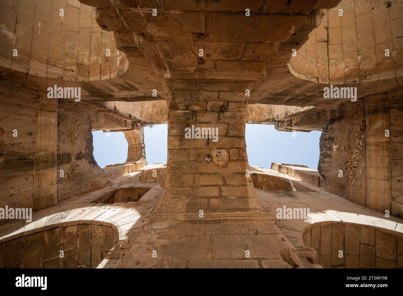 El Jem Coliseum. Das größte römische Amphitheater Afrikas. Unesco ...