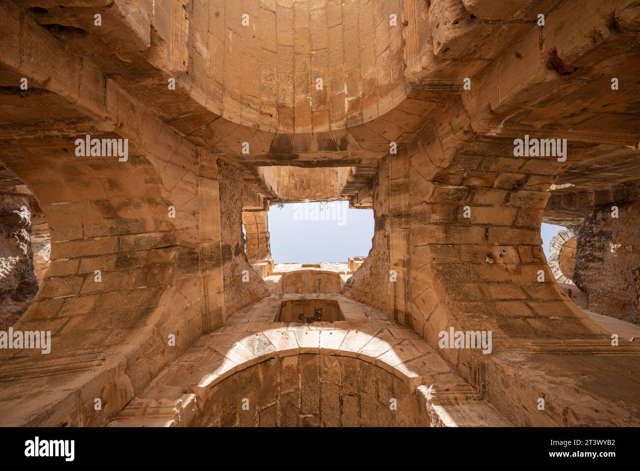 El Jem Coliseum. Das größte römische Amphitheater Afrikas. Unesco ...