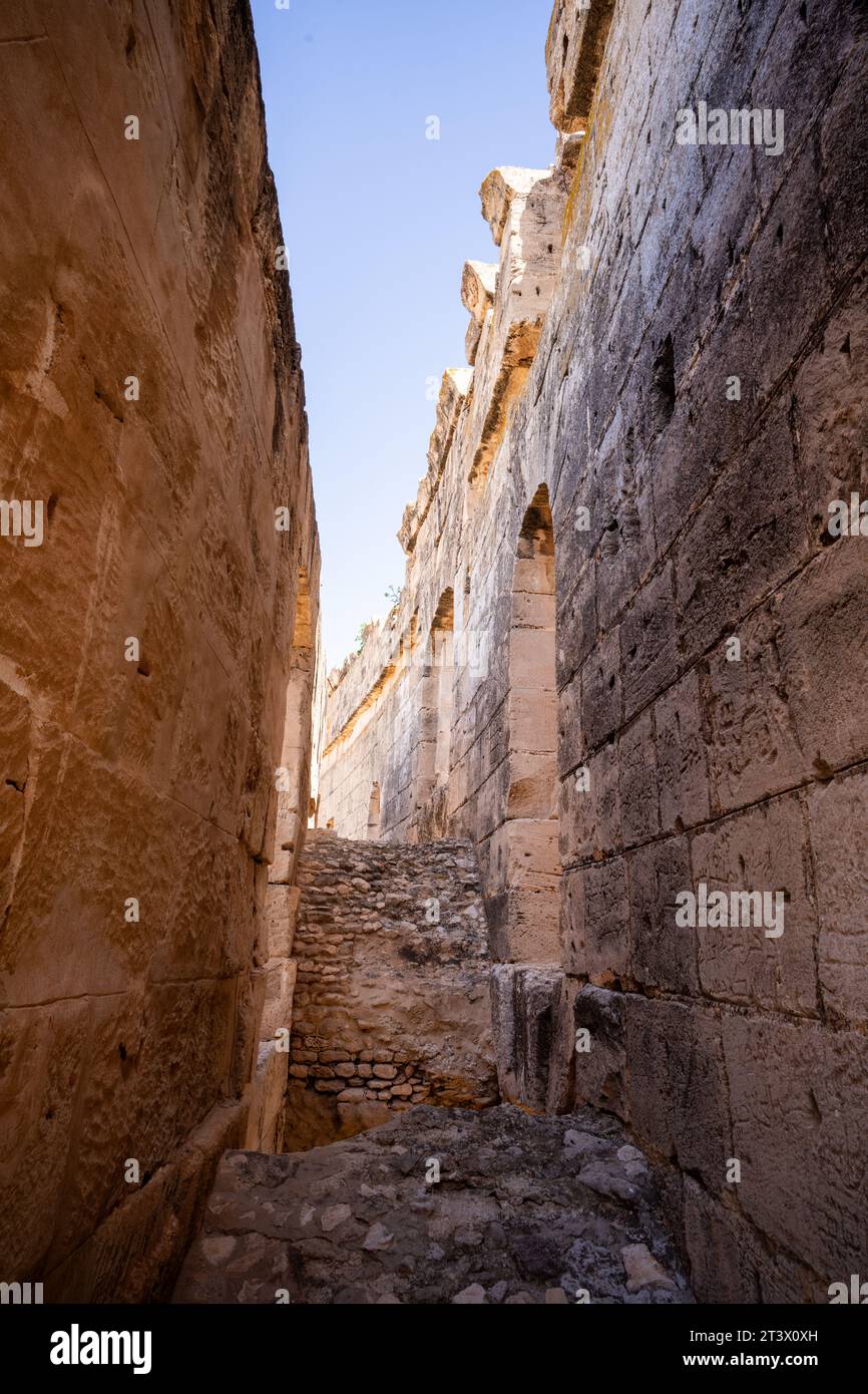El Jem Coliseum. Das größte römische Amphitheater Afrikas. Unesco ...