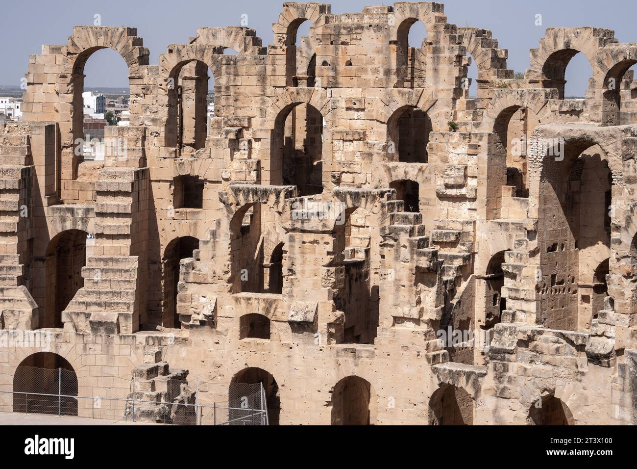 El Jem Coliseum. Das größte römische Amphitheater Afrikas. Unesco ...